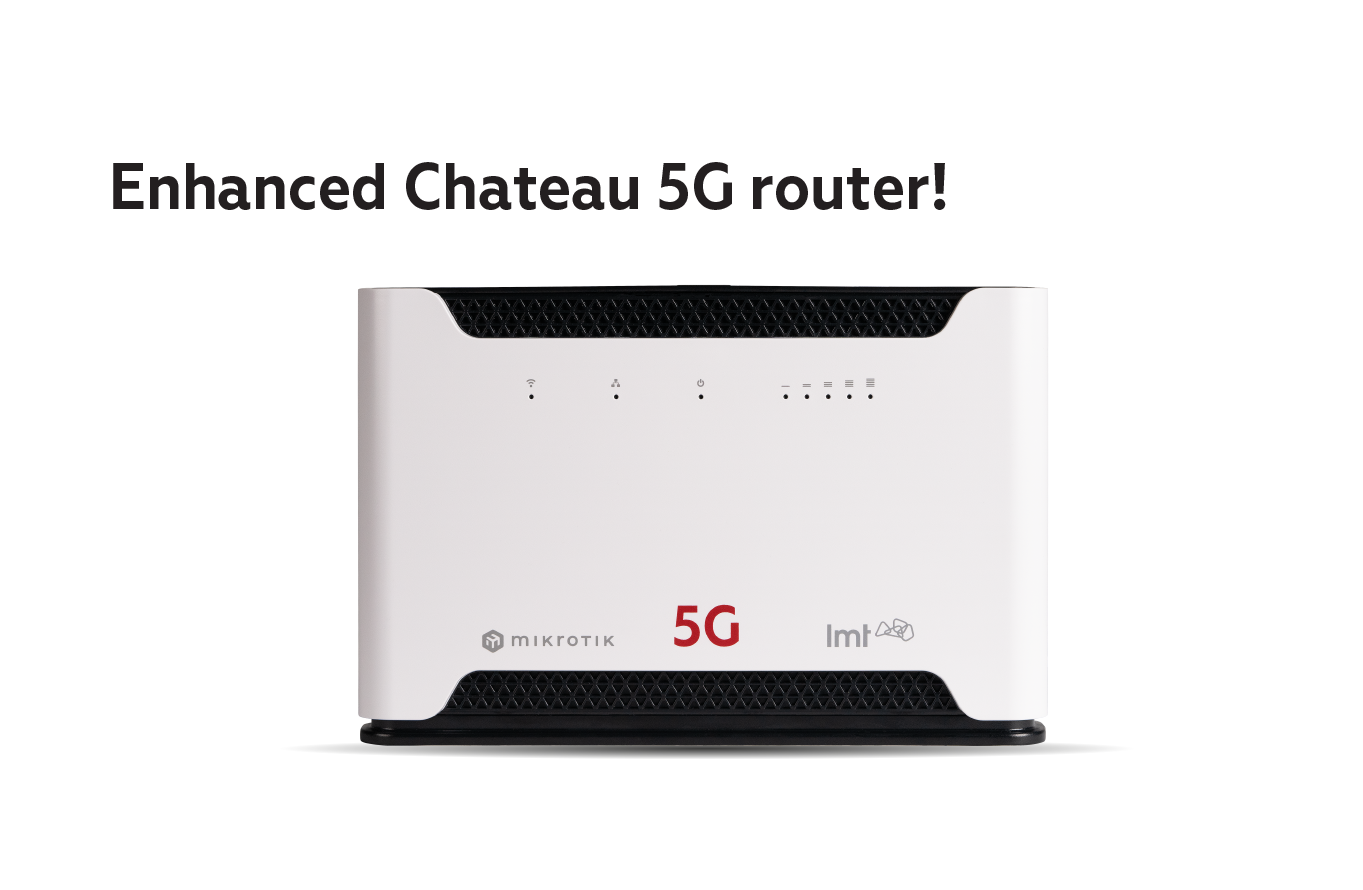 LMT and MikroTik launch an enhanced Chateau 5G router version - LMT Innovations